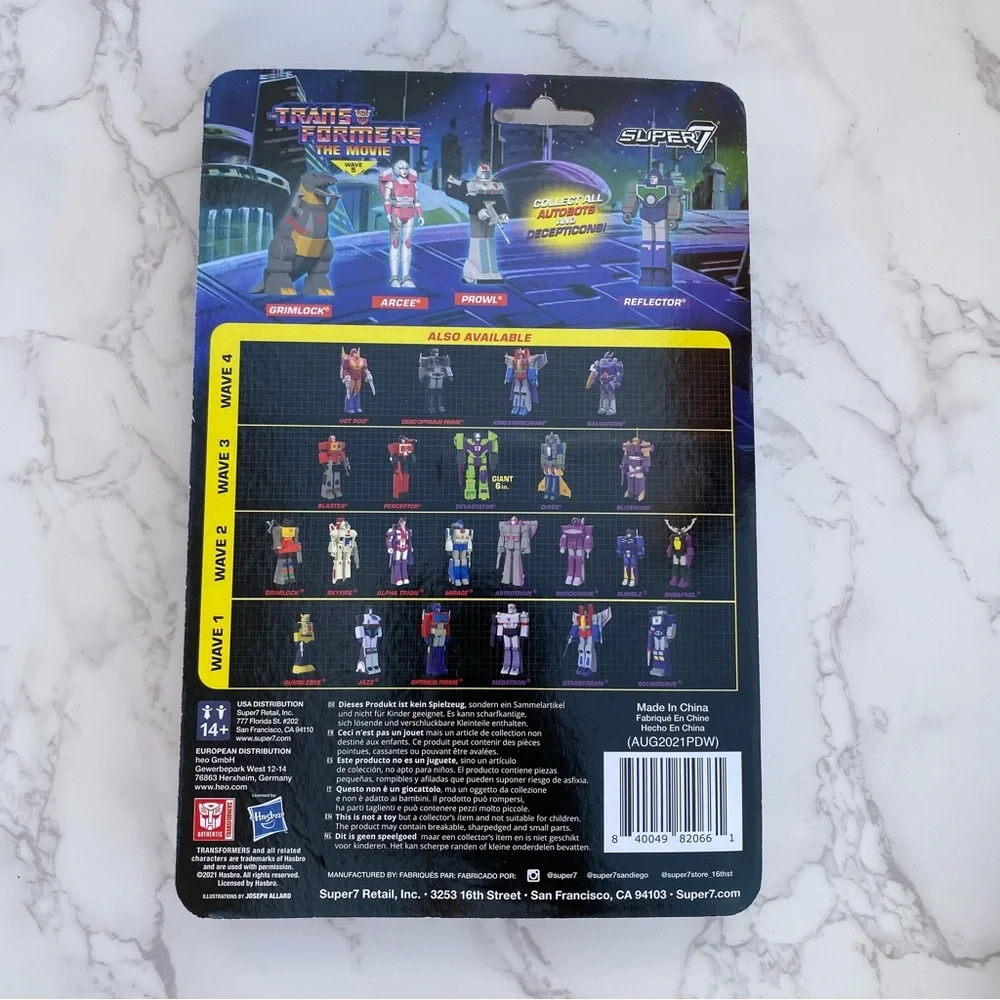 Super7 | Toys | Transformers The Movie Super7 Reaction Figure Fallen ...